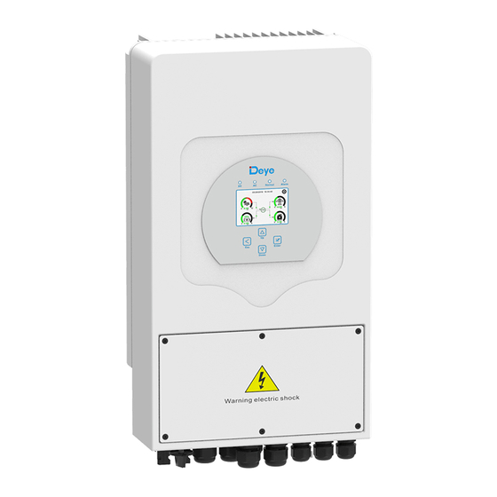 Deye SUN-5K-SG Installation Requirements | ManualsLib
