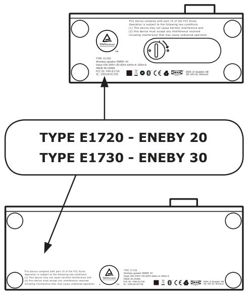 IKEA ENEBY 20 Portability and Battery Information | ManualsLib