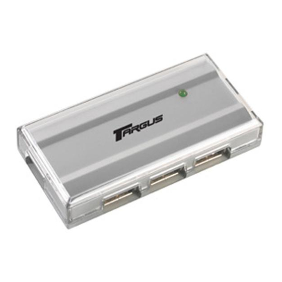 Targus PAUH217U USB Port and Connector Specifications | ManualsLib