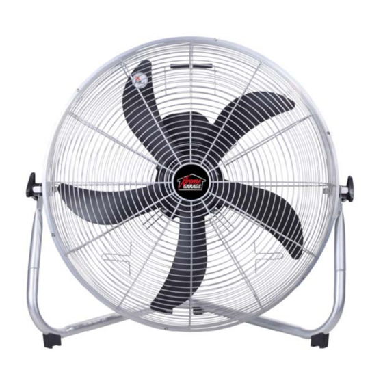 Xtreme Garage HV-20SE Fan Mounting and Placement | ManualsLib