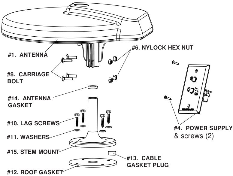 Winegard RS-1500 Outdoor Antenna Maintenance & Care | ManualsLib