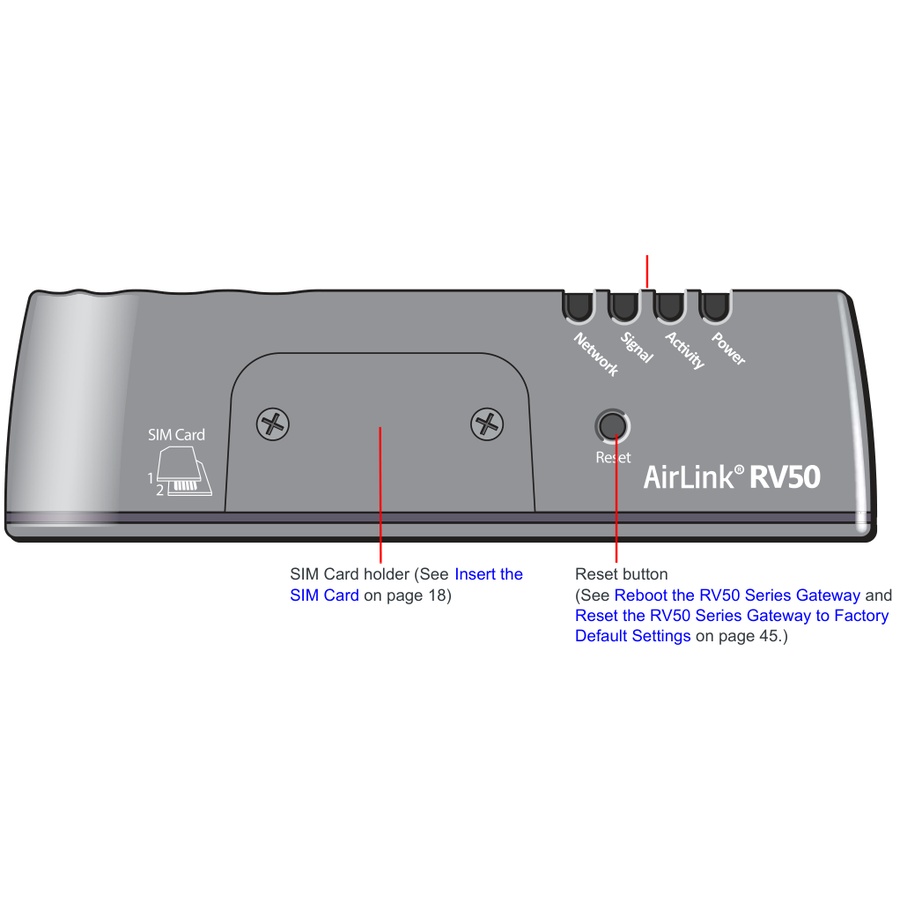 How to Access the AirLink RV50X Web Management Interface | ManualsLib