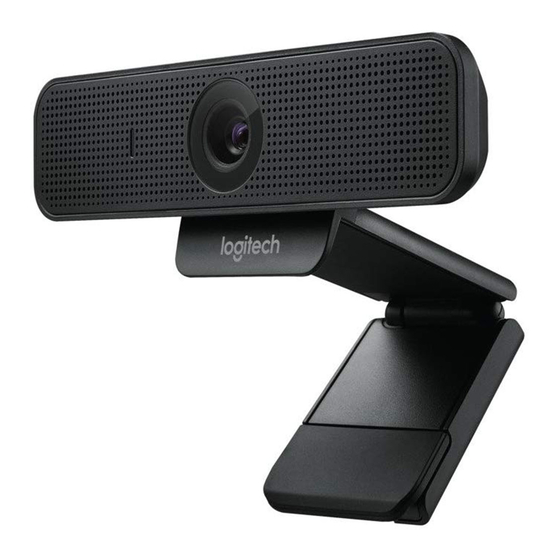 Logitech C925e Business Webcam Suitability & Features | ManualsLib