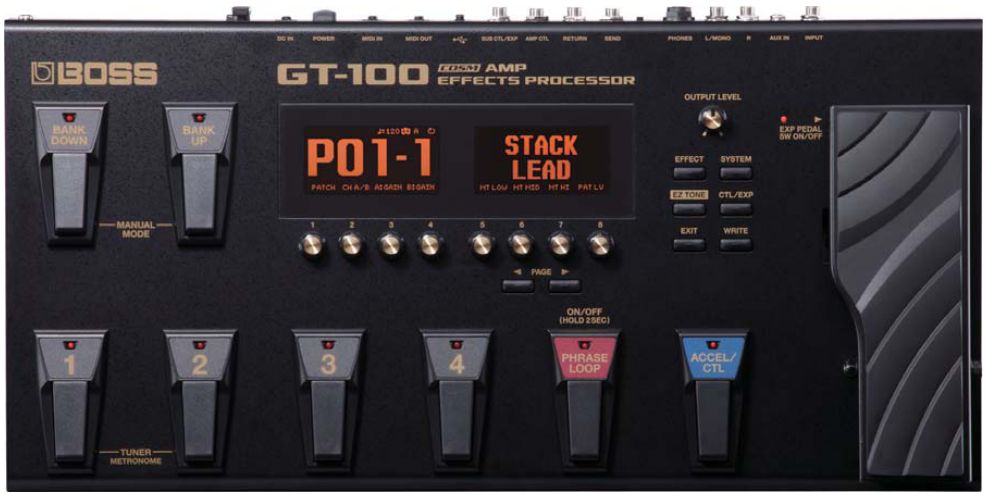 Boss GT-100 Patch Organization Best Practices | ManualsLib