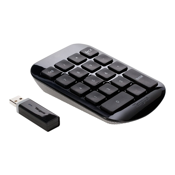 How to Enter Pairing Mode on Targus Wireless Numeric Keypad | ManualsLib