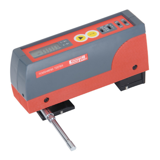 How to Take Surface Roughness Measurement SPI 14-416-2 | ManualsLib
