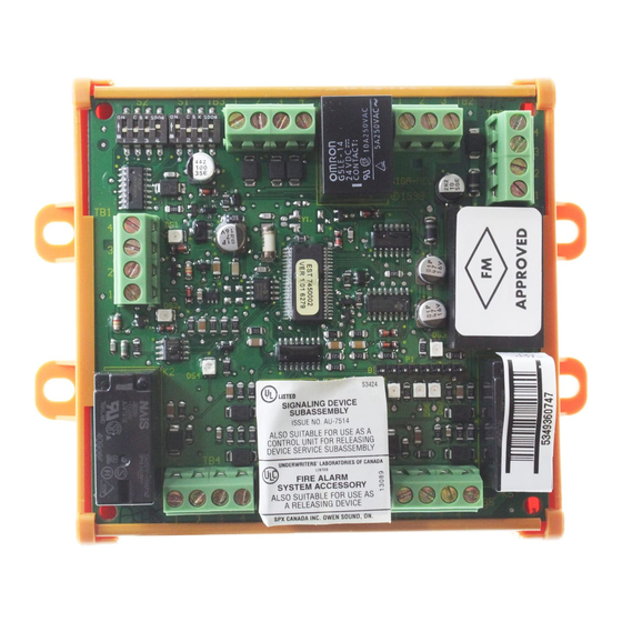 Fire Alarm Control Panels Compatible with the Edwards SIGA-REL | ManualsLib