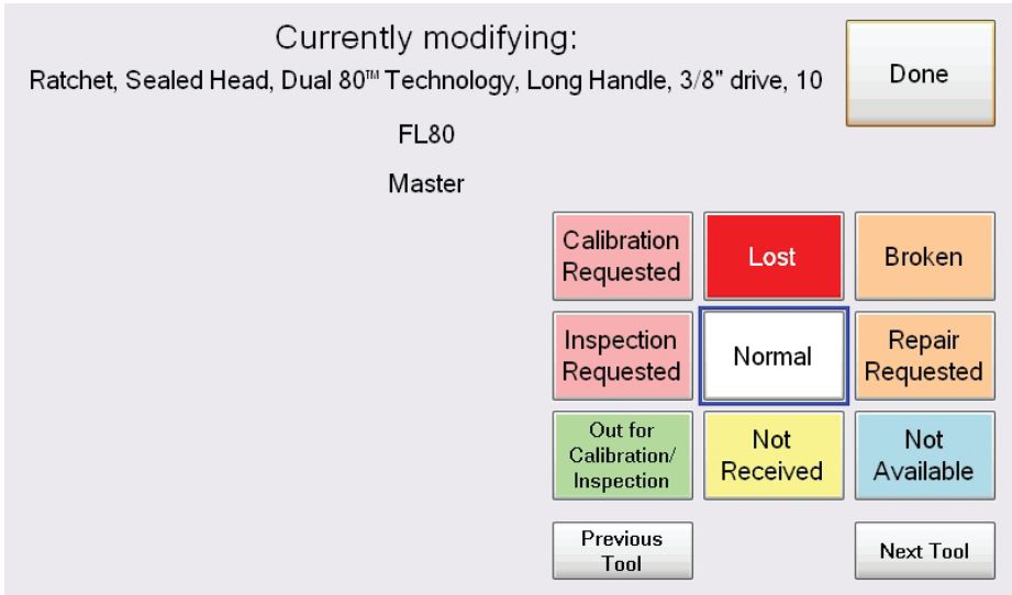 How to Report a Broken or Lost Tool | Snap-On LEVEL5 ATC | ManualsLib