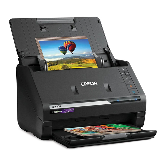 How to Resolve Blurry Scans on Epson FastFoto FF-680W | ManualsLib