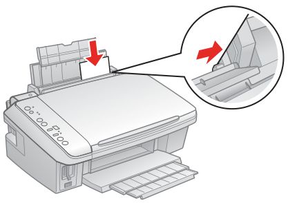 How to Load Paper into Epson Stylus CX7400 | ManualsLib