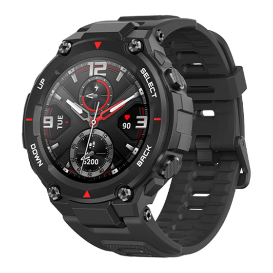 Amazfit T-Rex Sleep Tracking and Accuracy Info | ManualsLib