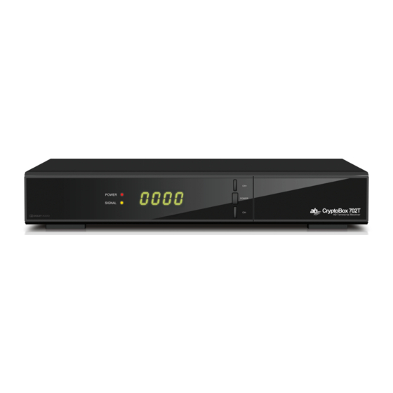 How to Perform Factory Reset on ab CryptoBox 702T | ManualsLib