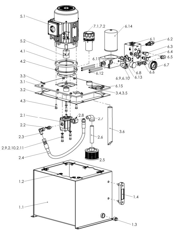 Bucher Hydraulics T Series Electric Motor Specifications | ManualsLib