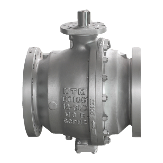 How to Adjust Emerson KTM Series Ball Valve Positions | ManualsLib
