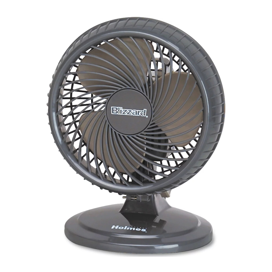 How to Maintain Holmes Blizzard HAOF87 Fan | ManualsLib