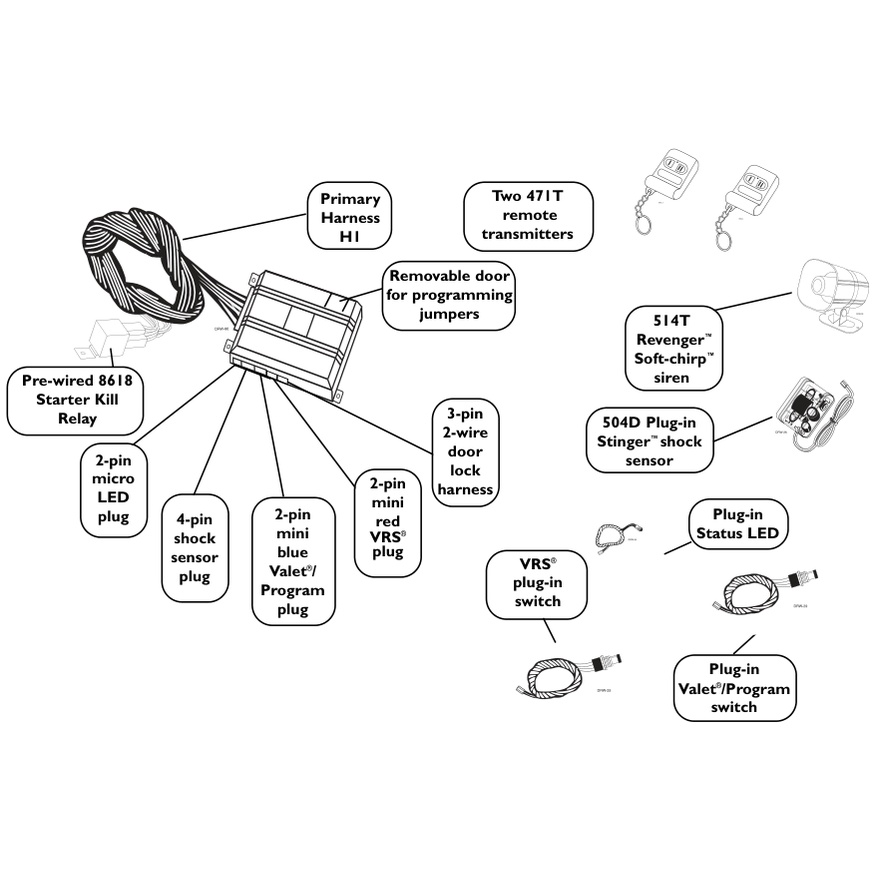 How to Put Viper 500HF Into Valet Mode | ManualsLib