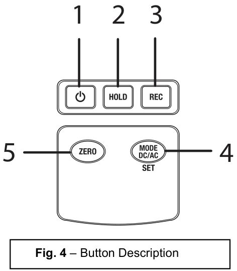 How to Use Extech MF100 Data Hold Function | ManualsLib