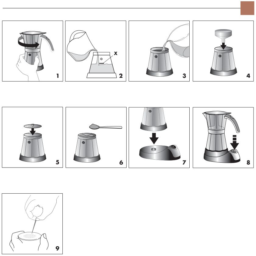 How to Use the DeLonghi Alicia EMK 6 Coffee Maker | ManualsLib