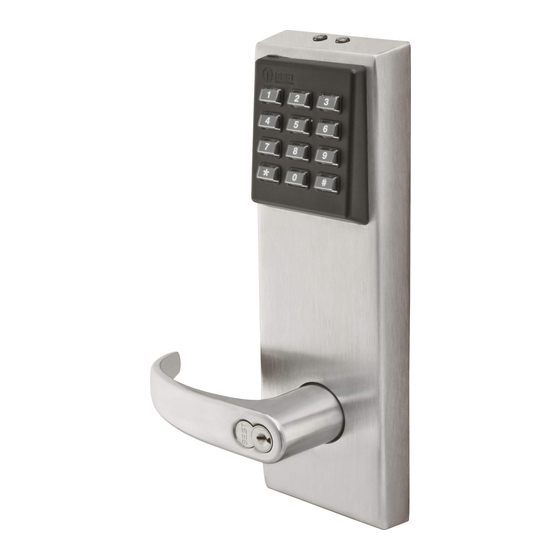 How to Reset the Lock on BEST ACCESS SYSTEMS Keypad EZ | ManualsLib