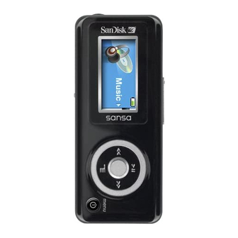 How to Power Off SanDisk Sansa c140 | ManualsLib