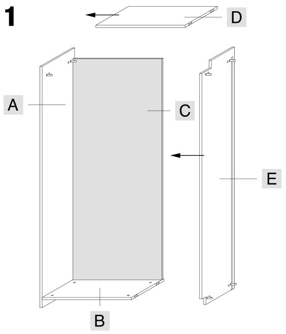 How to Assemble Poliform SENZAFINE Coplanar Door Structure | ManualsLib