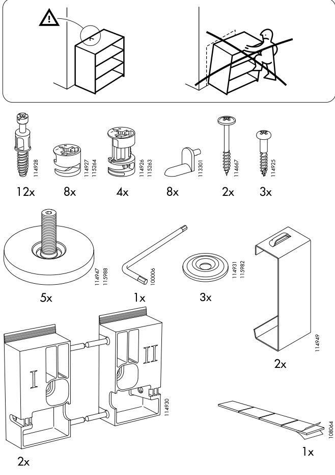 How to Attach Legs to my IKEA BESTÅ Unit | ManualsLib
