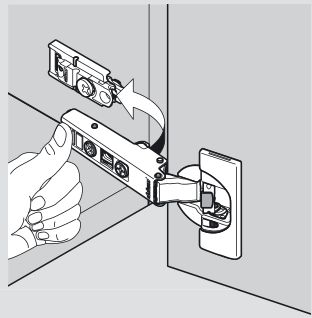 How to Remove BLUM CLIP top 110 Hinges | ManualsLib