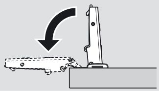 How to Remove BLUM CLIP top 110 Hinges | ManualsLib