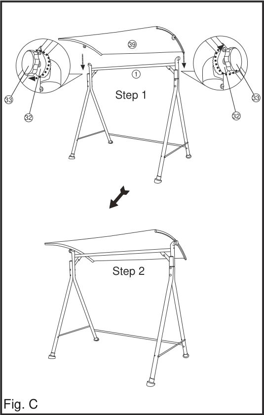 How to Attach the Canopy to Courtyard Creations RUS487W-WM | ManualsLib