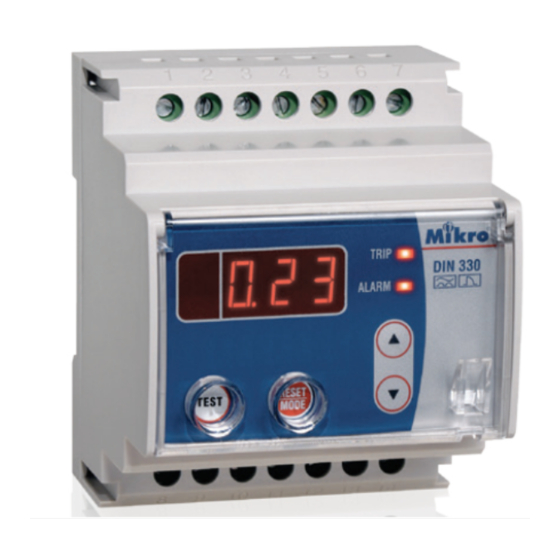 MIKRO DIN330 USER MANUAL Pdf Download | ManualsLib