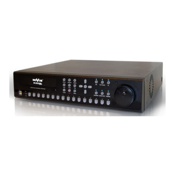 NOVUS NV-DVR5009 USER MANUAL Pdf Download | ManualsLib