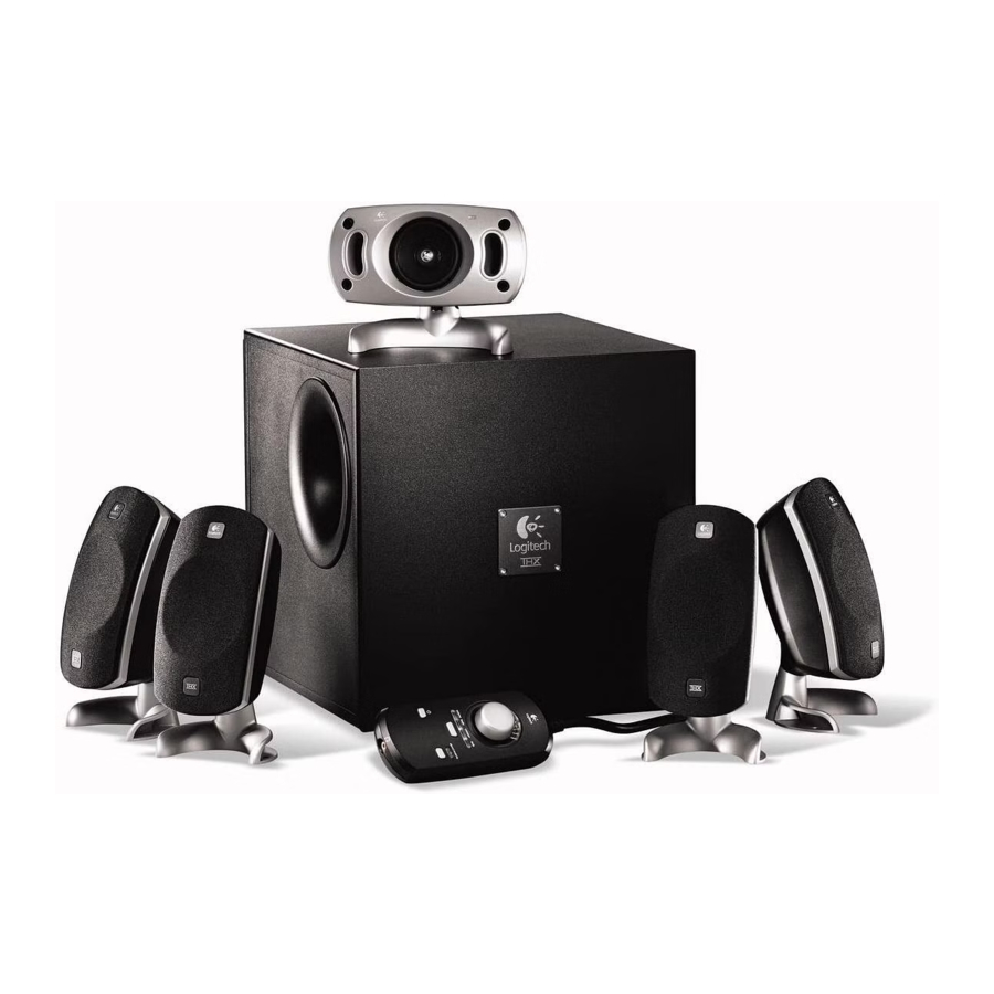 Logitech Z-5300 Speaker System Setup Guide | ManualsLib