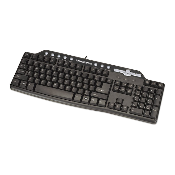 MANHATTAN 177870 KEYBOARD INSTALL MANUAL | ManualsLib