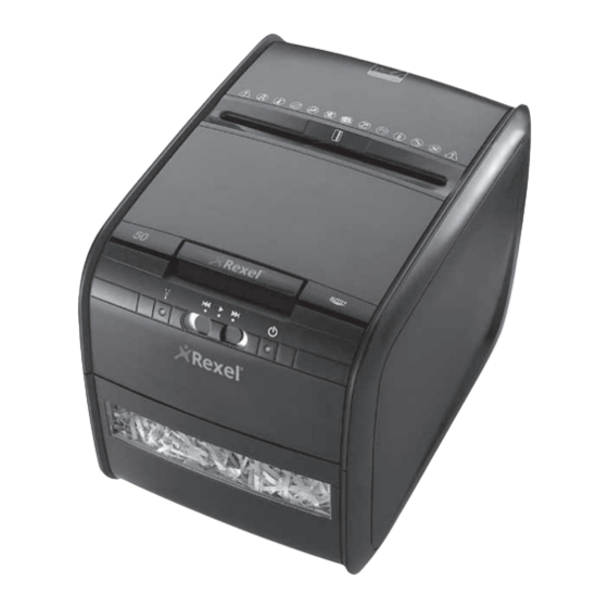 REXEL STACK AND SHRED AUTO+50 INSTRUCTION MANUAL Pdf Download | ManualsLib