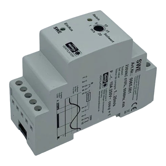 HELIOS SWE INSTALLATION AND OPERATING INSTRUCTIONS Pdf Download | ManualsLib