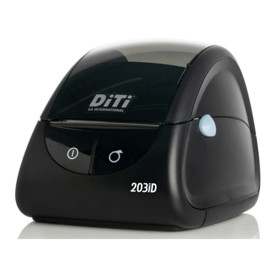 GA DITI 203ID QUICK SETUP MANUAL Pdf Download | ManualsLib