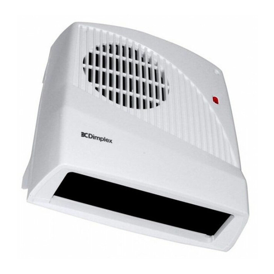 DIMPLEX FX 20V FAN INSTALLATION AND OPERATING INSTRUCTIONS | ManualsLib