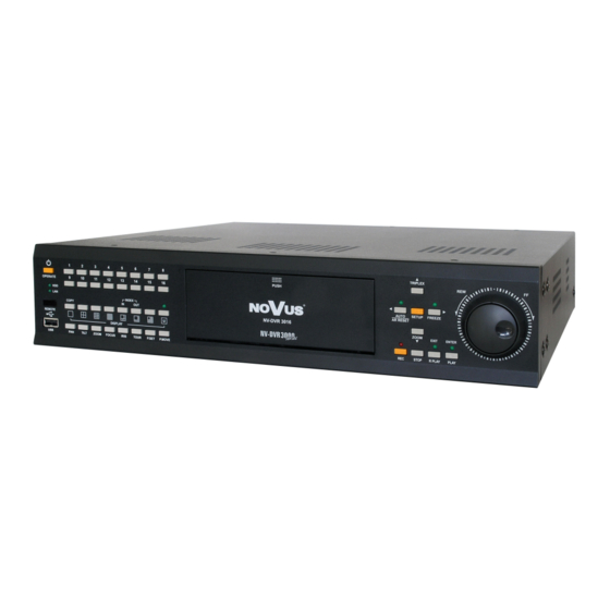 NOVUS NV-DVR3009 USER MANUAL Pdf Download | ManualsLib