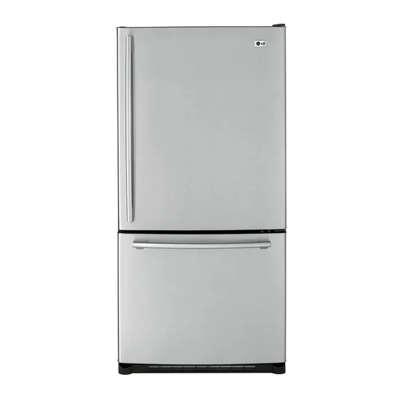 LG LBC22518ST REFRIGERATOR OWNER'S MANUAL | ManualsLib