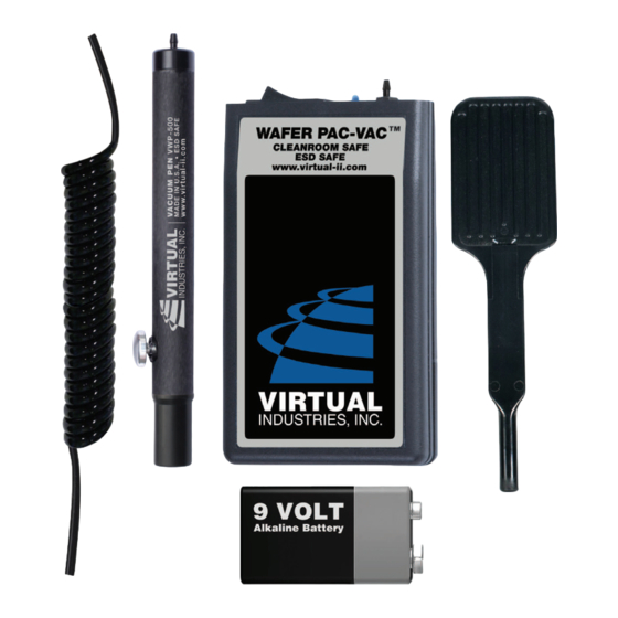 VIRTUAL INDUSTRIES WAFER PAC-VAC OPERATING INSTRUCTIONS Pdf Download ...