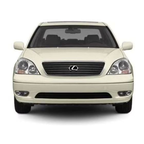 LEXUS 2003 LS OWNER'S MANUAL Pdf Download | ManualsLib