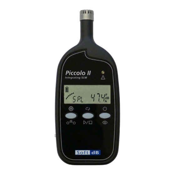 SOFT DB PICCOLO-II USER MANUAL Pdf Download | ManualsLib