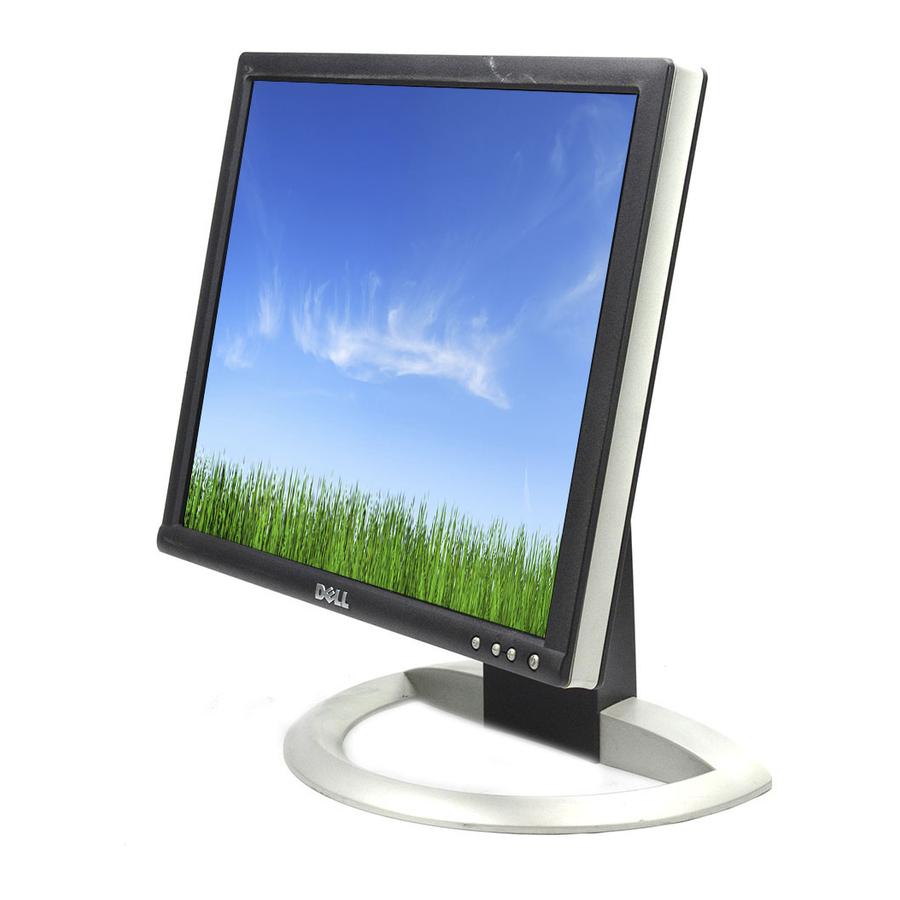 DELL 1704FPV - ULTRASHARP - 17" LCD MONITOR USER MANUAL Pdf Download ...