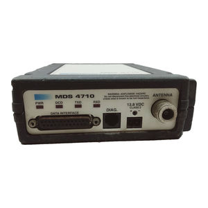 MDS 4710 SERIES INSTALLATION AND OPERATION MANUAL Pdf Download | ManualsLib