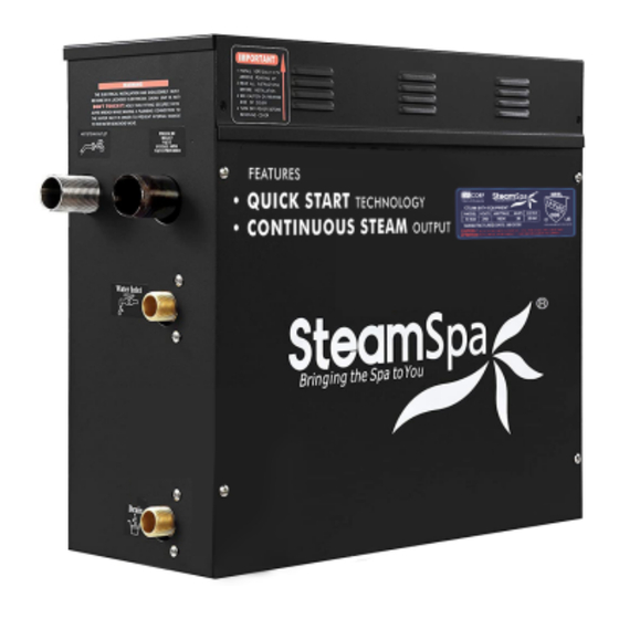STEAMSPA BLACK SERIES USER MANUAL Pdf Download | ManualsLib