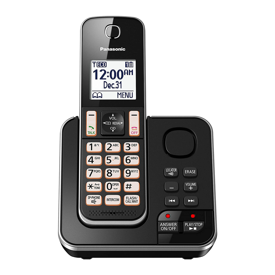 PANASONIC KX-TGD394C OPERATING INSTRUCTIONS MANUAL Pdf Download ...