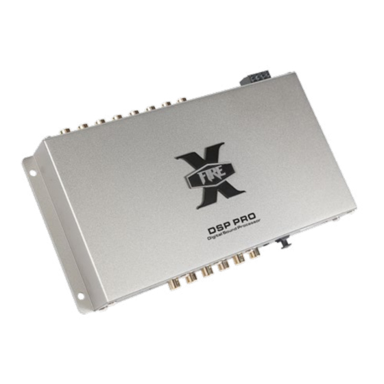 XFIRE AUDIO XFR SERIES QUICK MANUAL Pdf Download | ManualsLib
