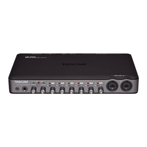 TASCAM US-800 RELEASE NOTE Pdf Download | ManualsLib