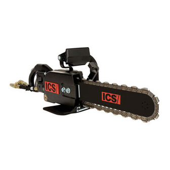 ICS 880 HYDRAULIC SAW OPERATOR'S MANUAL Pdf Download | ManualsLib