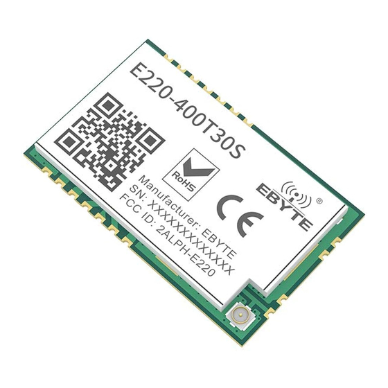EBYTE E22-400T30S USER MANUAL Pdf Download | ManualsLib